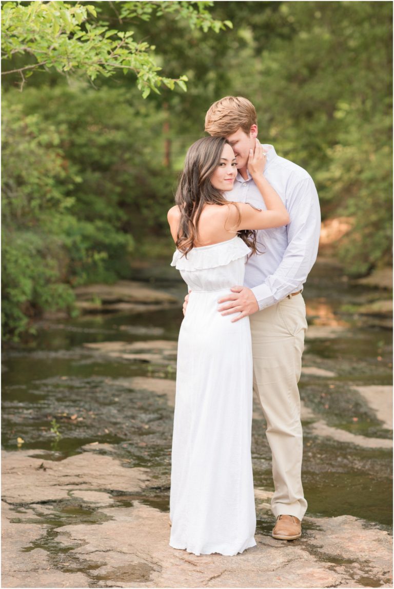 Megan & Creed | Greenville, SC Garden Engagement Session - Christa Rene ...