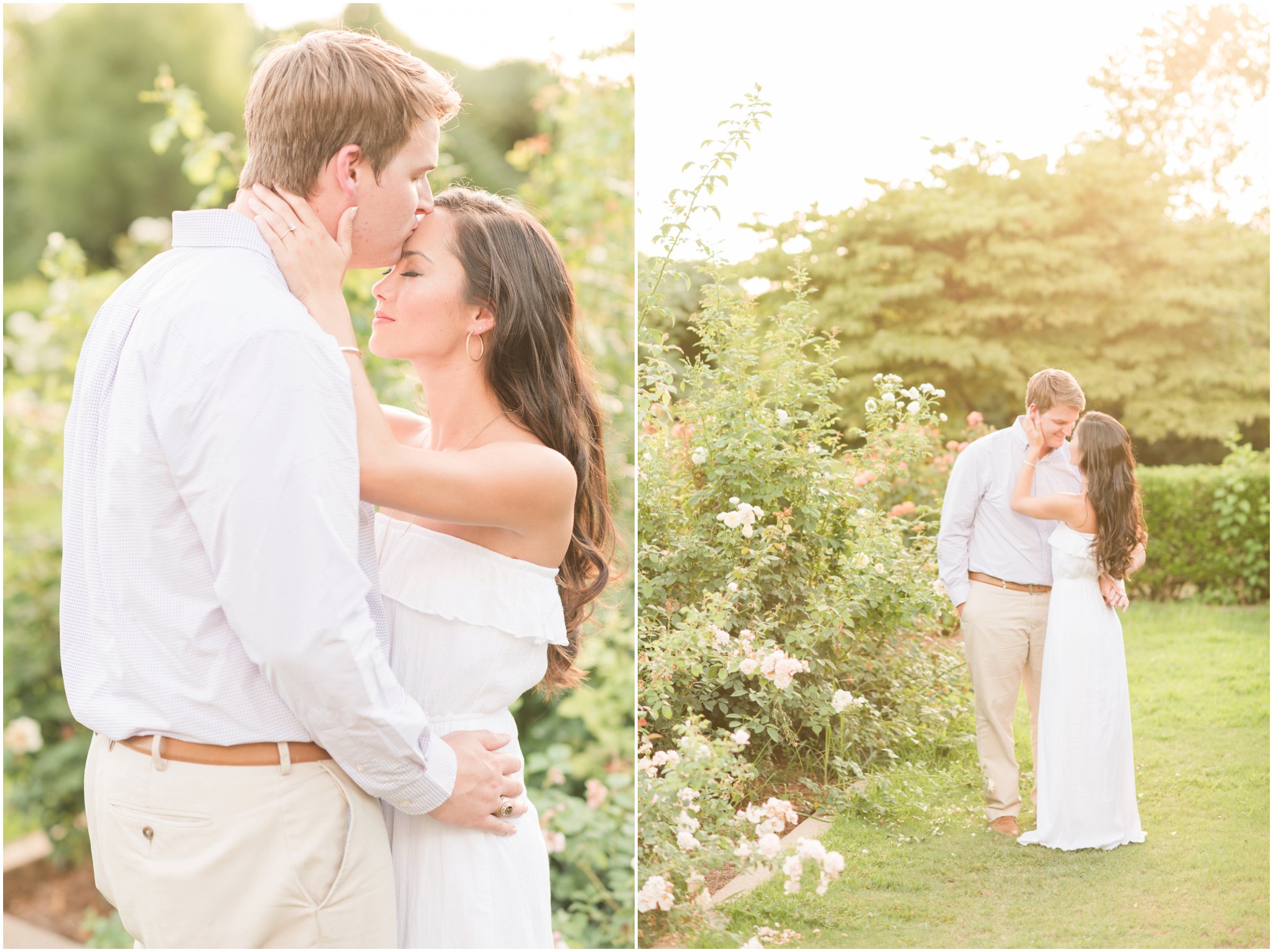 Megan & Creed | Greenville, SC Garden Engagement Session - Christa Rene ...