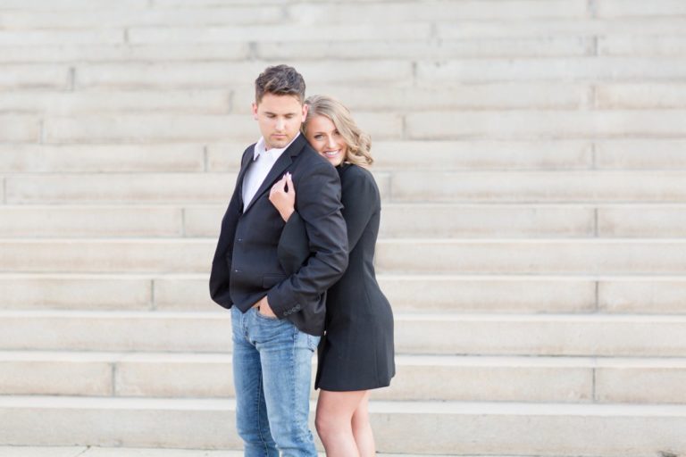 Downtown Greenville SC Engagement Session | Amanda & Tanner